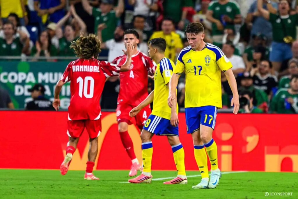Suède : Mi-temps, Suède mène 2-1 contre la Tunisie - Bénin Web TV